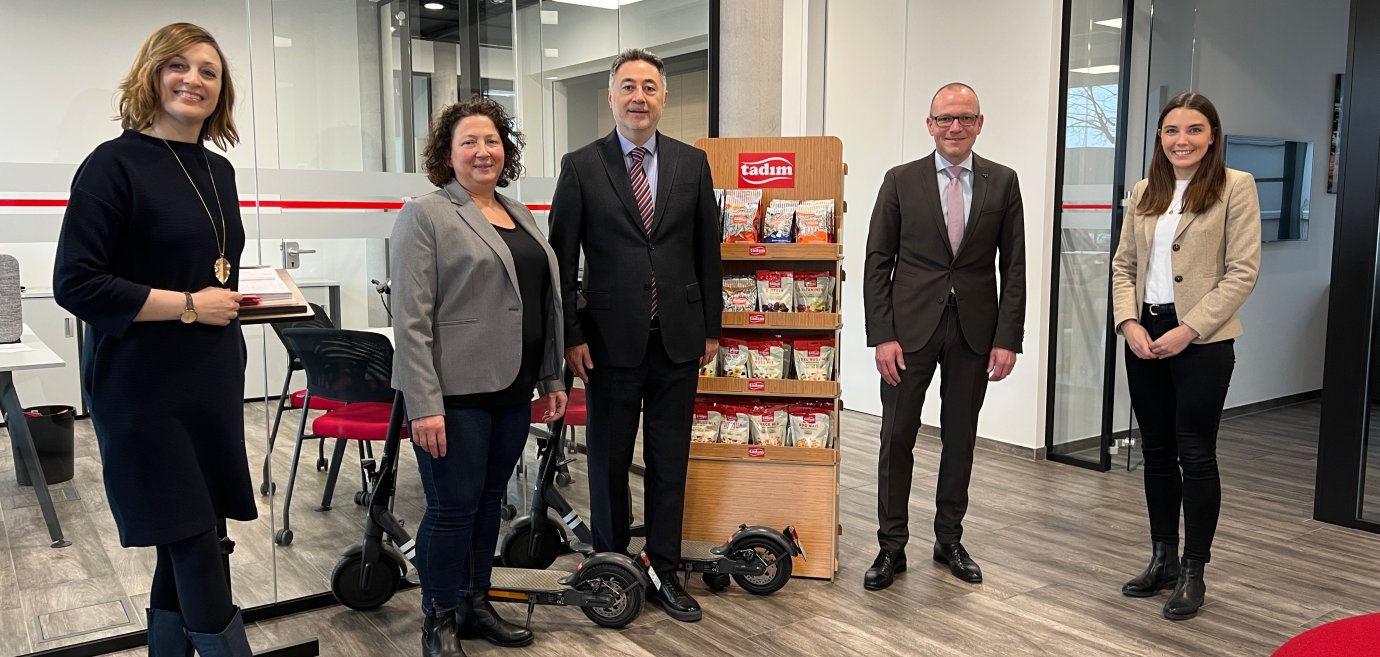 Bürgermeister zu Besuch bei Tadim GmbH | Stadt Emsdetten