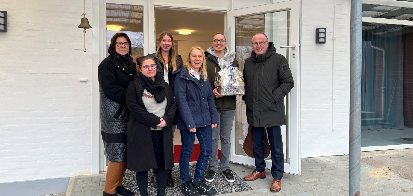 Stadt besucht Übergangskita am alten BBH | Stadt Emsdetten