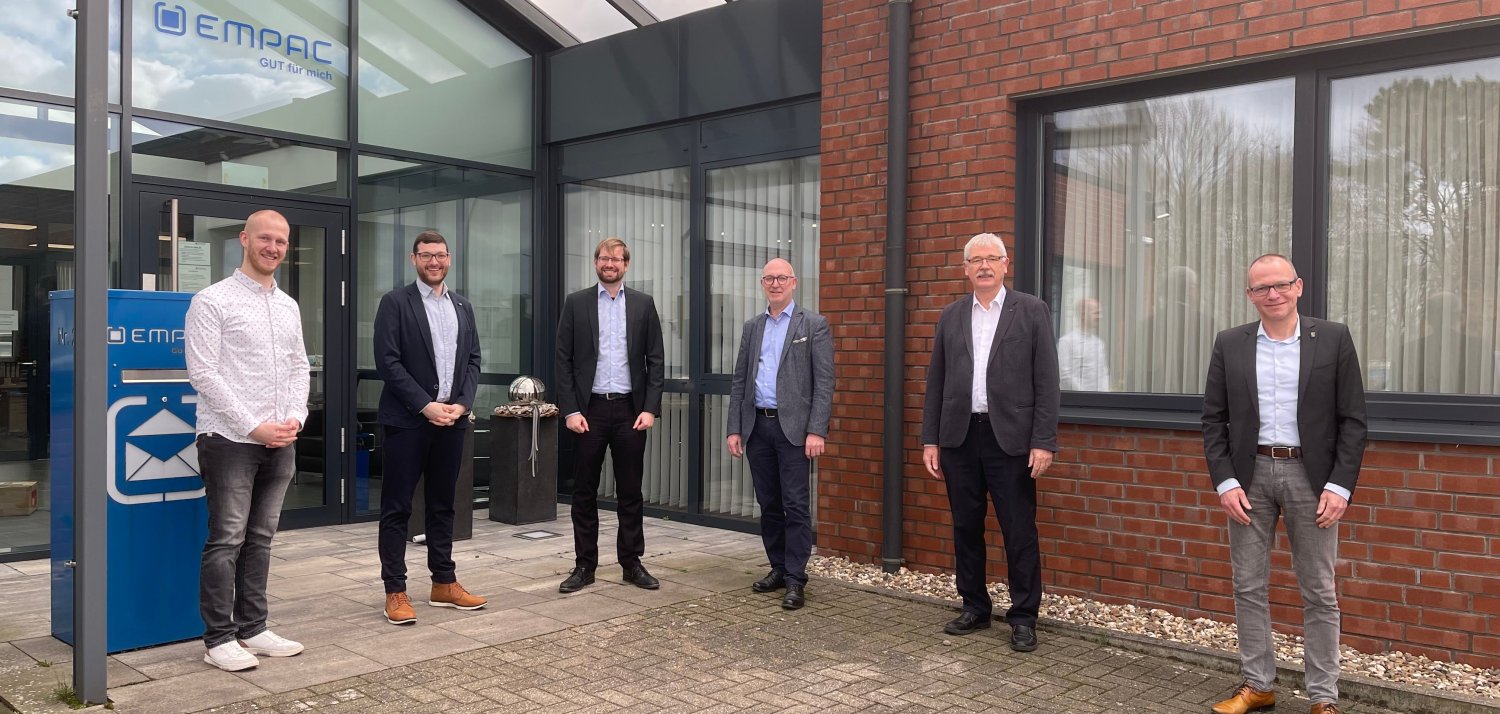 Bürgermeister besucht EMPAC GmbH | Stadt Emsdetten