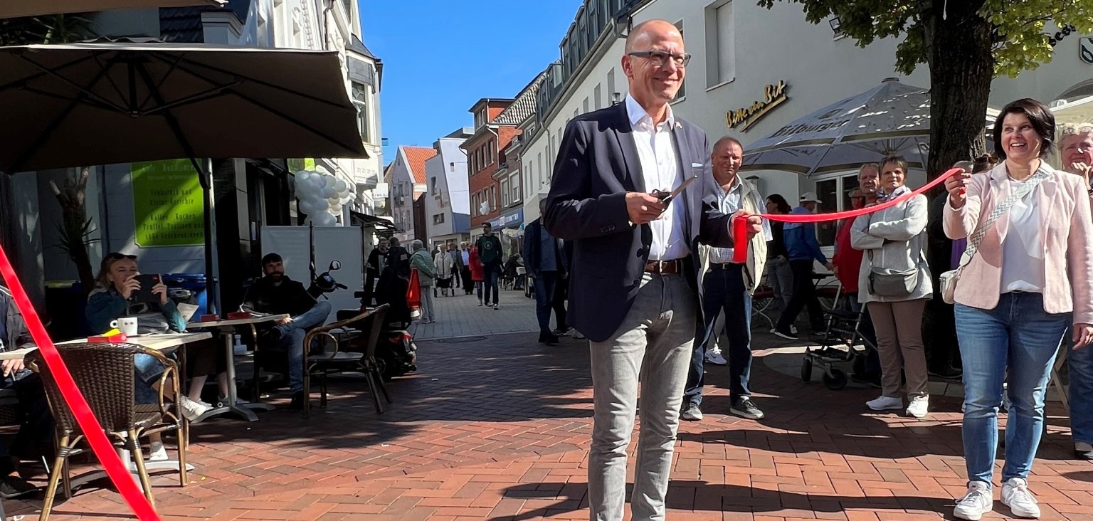 Emsstraße und Kirchstraße offiziell eröffnet | Stadt Emsdetten